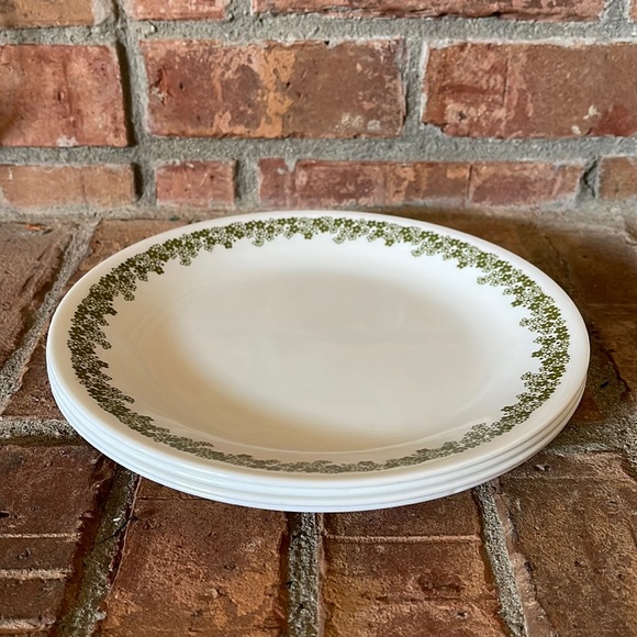 Corelle | Dining | Vtg Corelle Spring Blossom Crazy Daisy Green Flowers ...